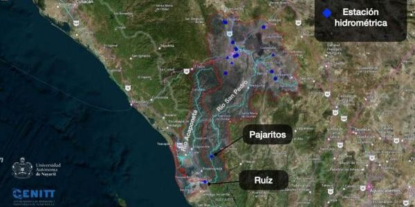 Alertan posibles inundaciones en Tuxpan y Santiago Ixcuintla por desbordamiento de Río San Pedro ...